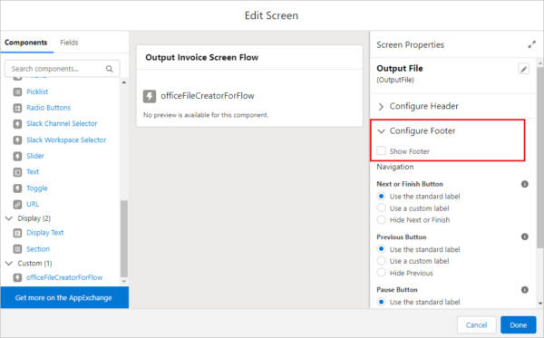 Use with Screen Flow (for OFC Ver.1) | Office File Creator Instruction ...
