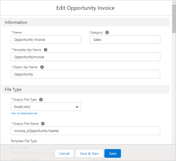 4. Create Template Record | Office File Creator Instruction manual